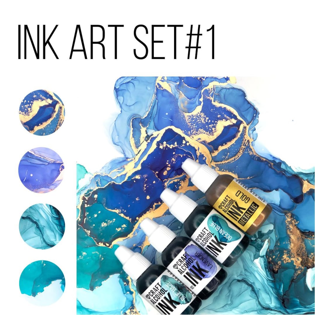 Ink Art Set #1 - Etsy