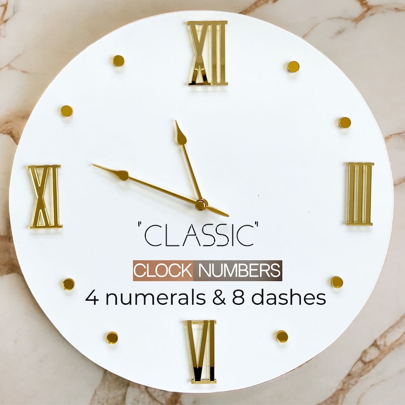 Acrylic Clock - Etsy