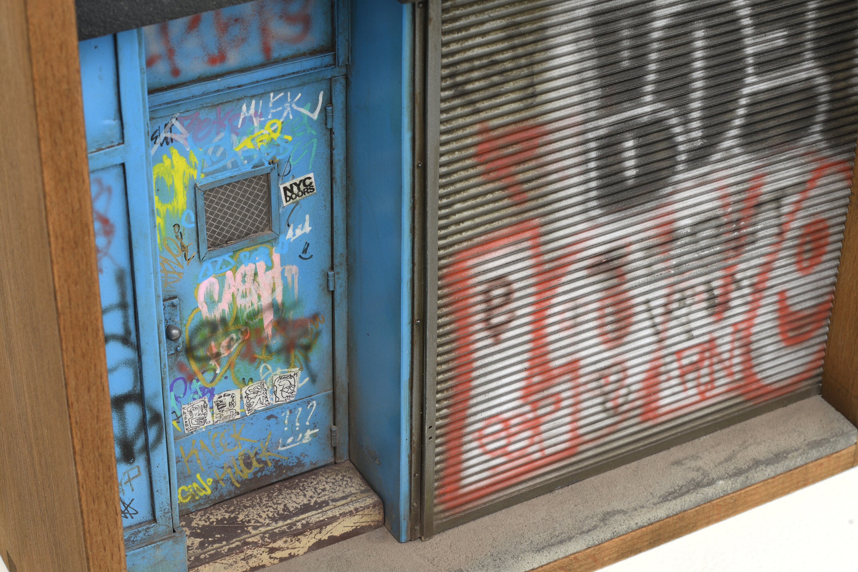 New York Doors Miniature Diorama - Etsy