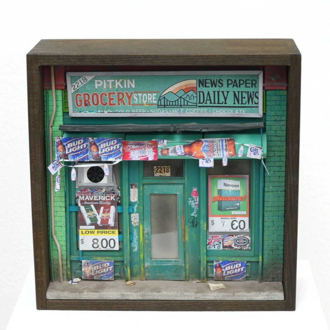New York Pitkin Grocery Storefront Miniature Diorama - Etsy
