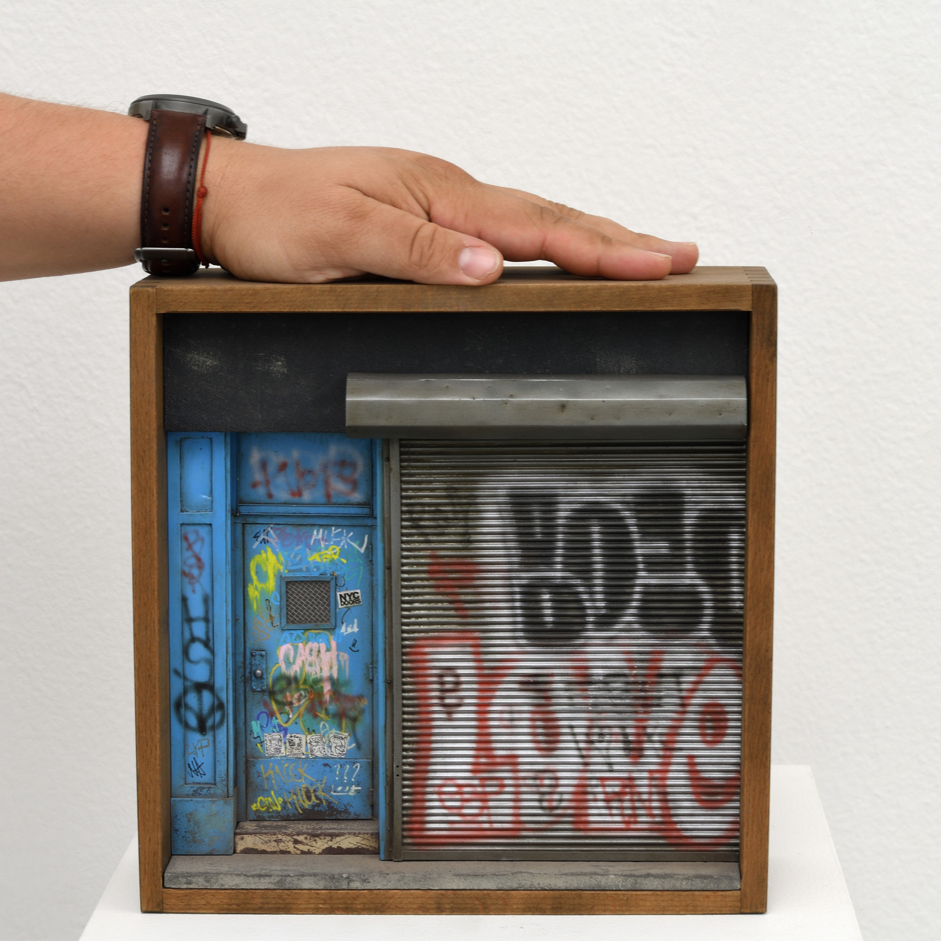 New York Doors Miniature Diorama - Etsy