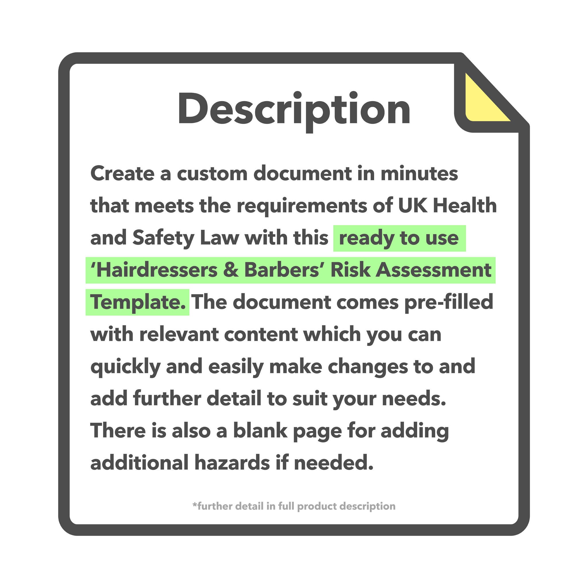 Hairdressers & Barbers Risk Assessment, Health and Safety for Small ...