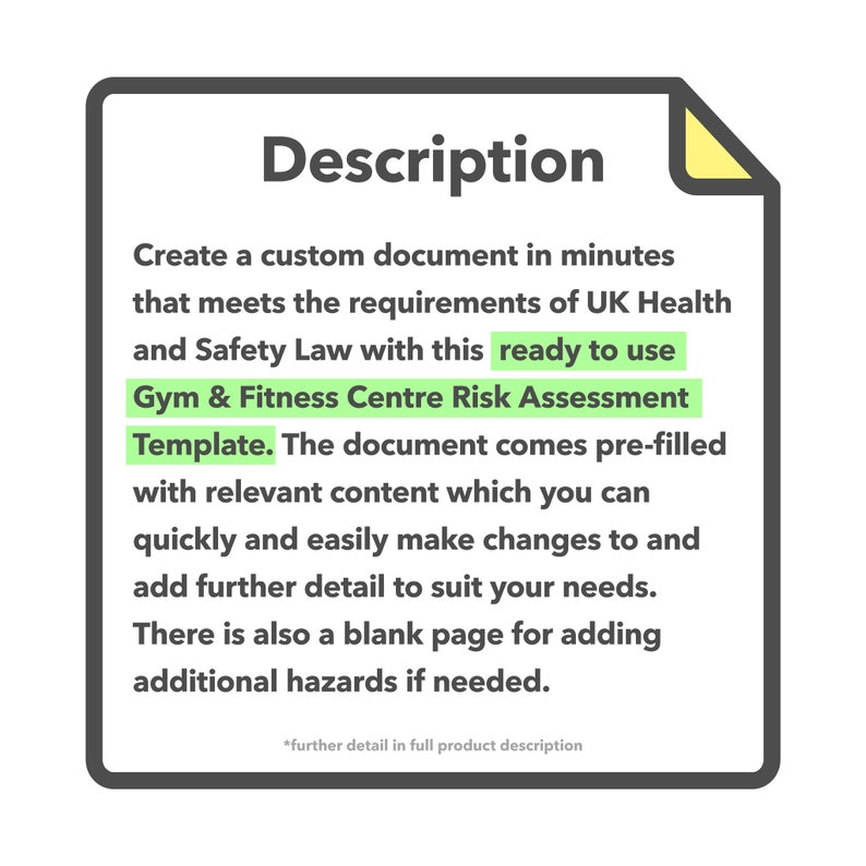 Gym & Fitness Centre Risk Assessment, Health and Safety for Small ...