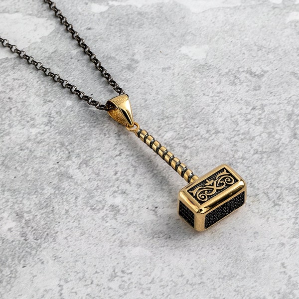 Thors Hammer Necklace - Etsy