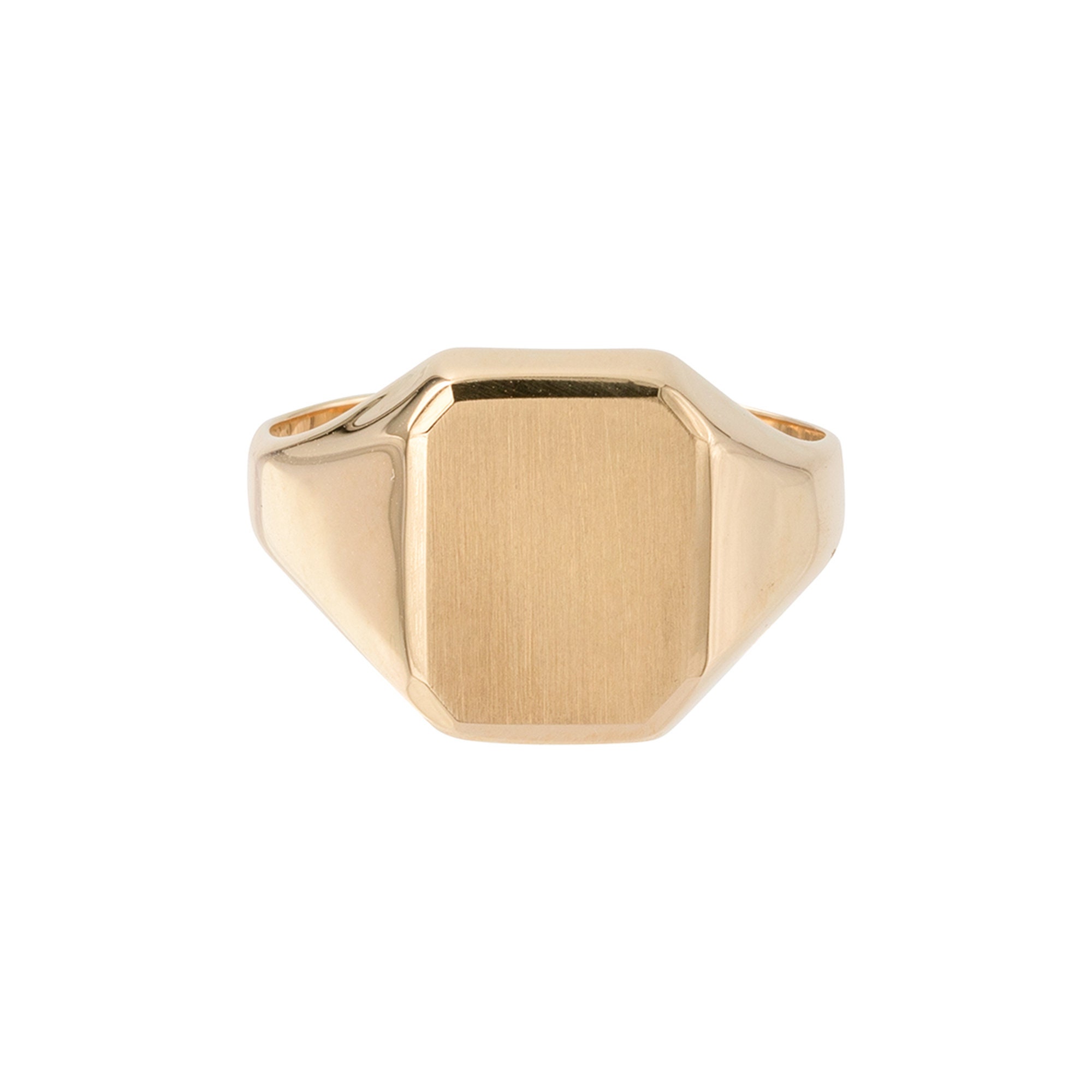 Engravable Signet Ring for Men, Pinky Finger Signet Ring, Engravable ...