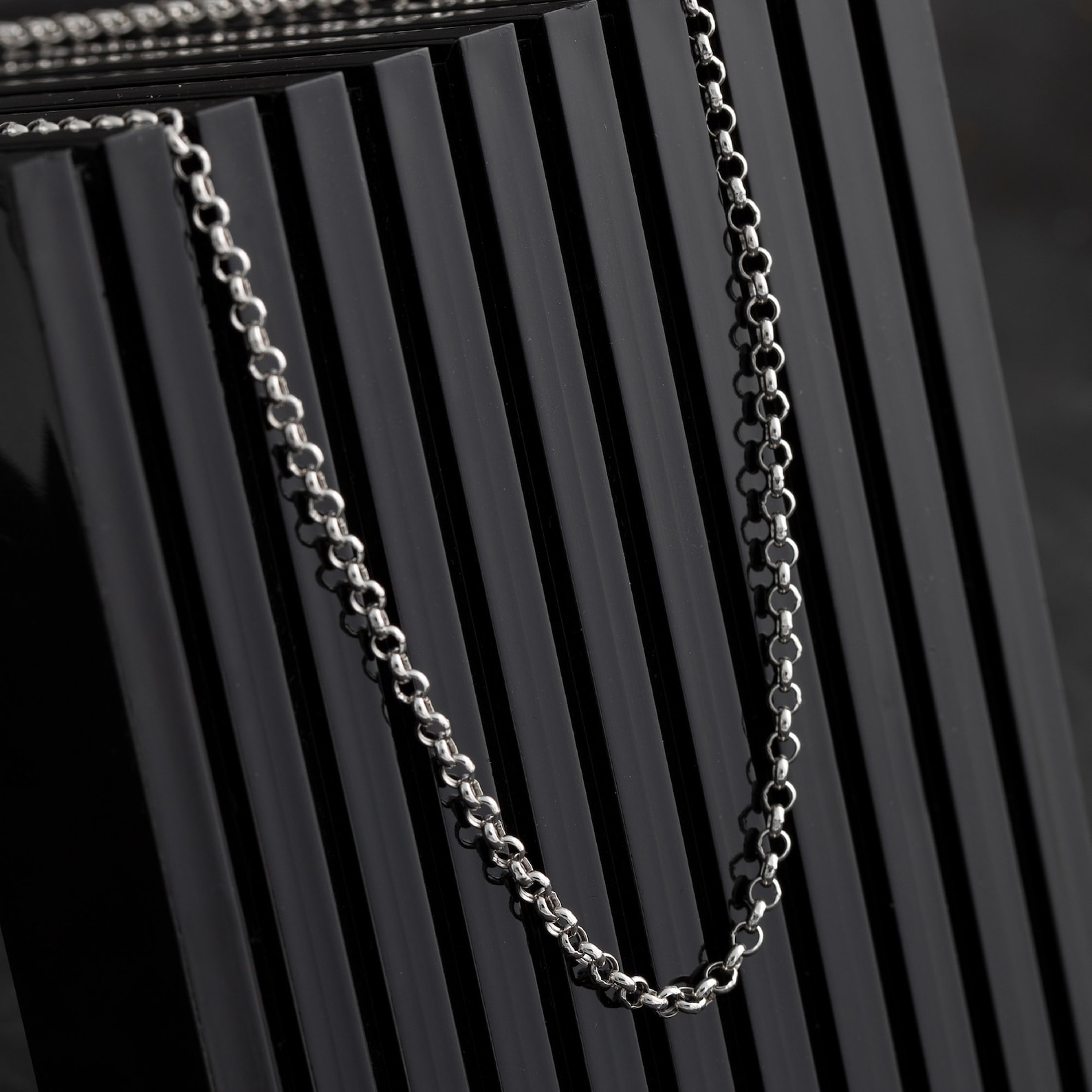 14K White Gold Rolo Cable Chain for Men 1.5mm-3mm&18-26 - Etsy