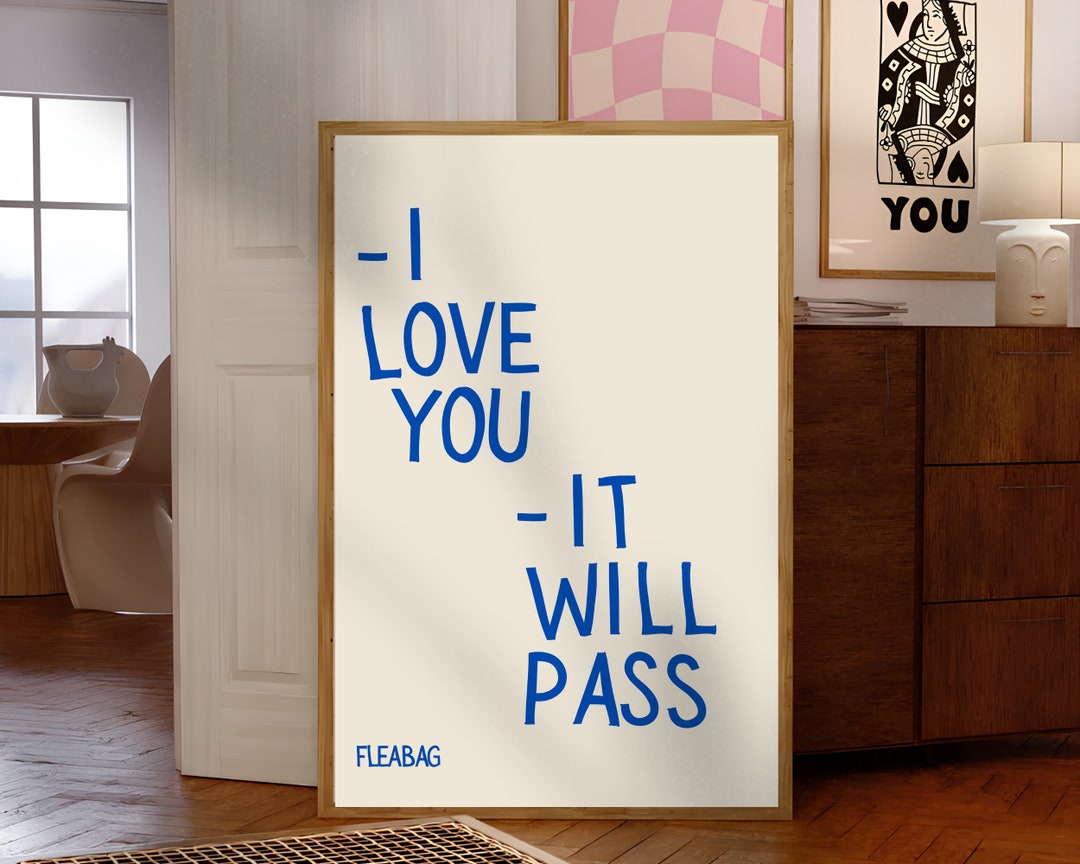 Fleabag TV Show Poster: Abstract Minimalist Art Print (digital Download ...
