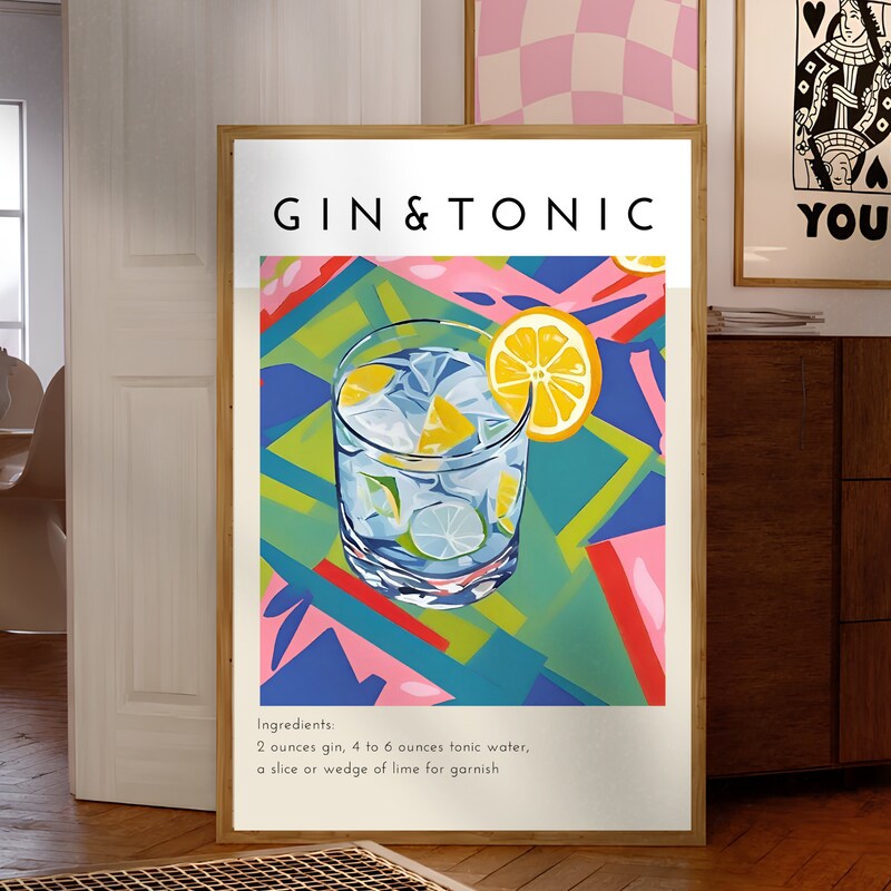 Gin Poster - Etsy