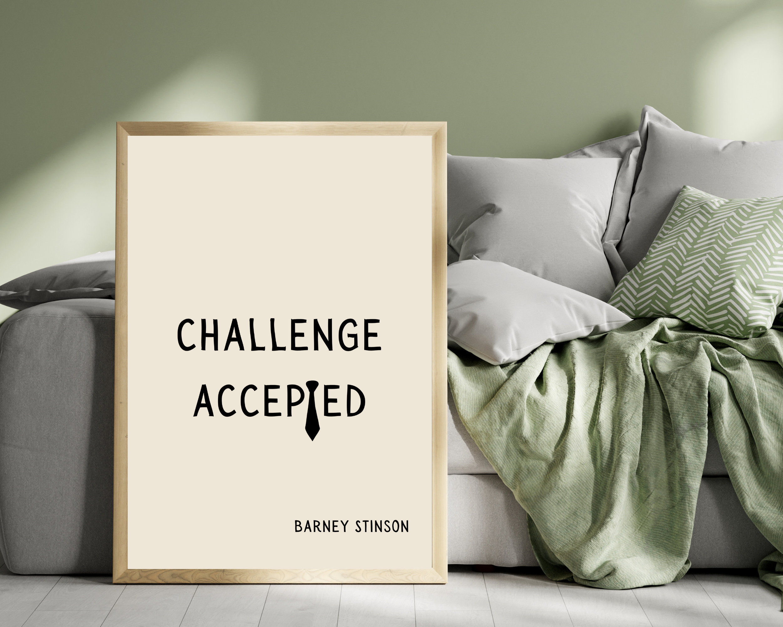 How I Met Your Mother Poster: Barney Stinson 'challenge Accepted ...