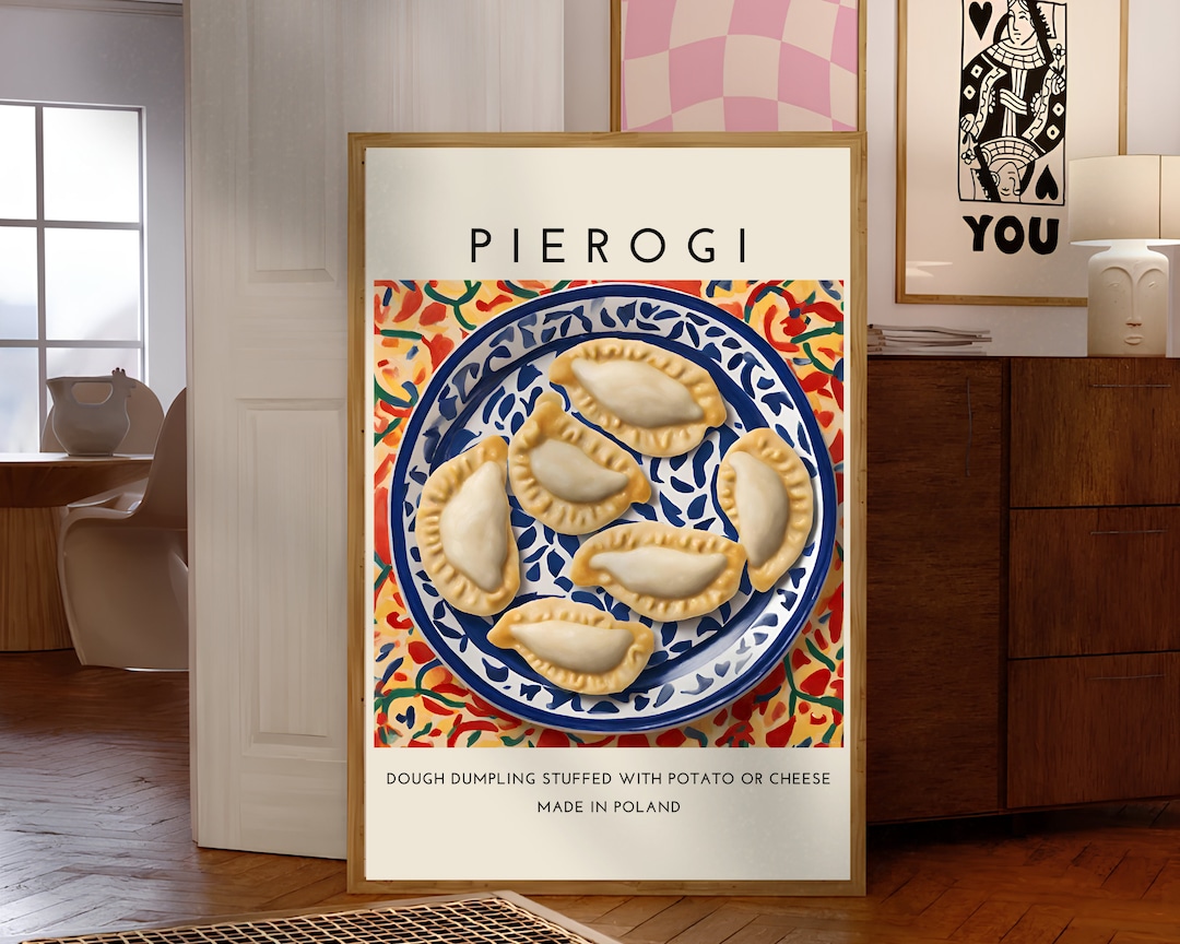 Pierogi Poster: Retro Kitchen Food Print (digital Download) - Etsy