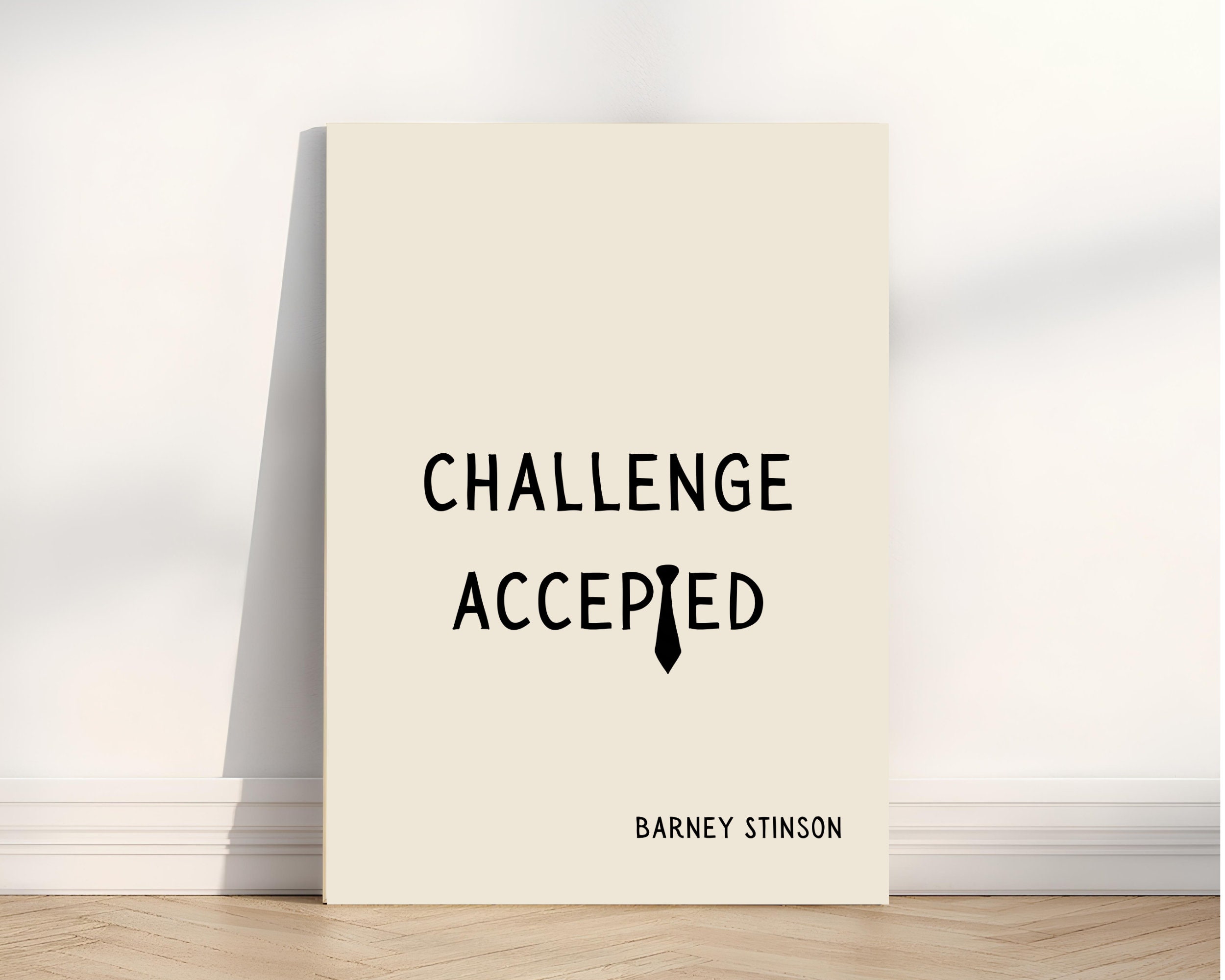 How I Met Your Mother Poster: Barney Stinson 'challenge Accepted ...