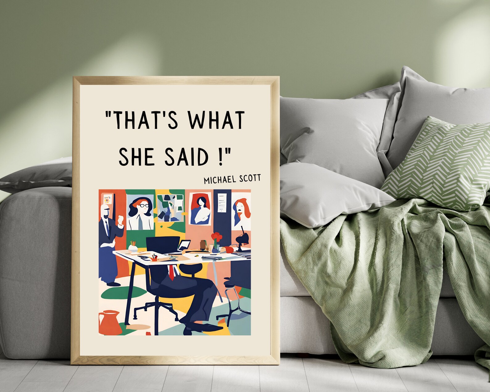 That's What She Said,the Office Poster, the Office Painting, Michael ...