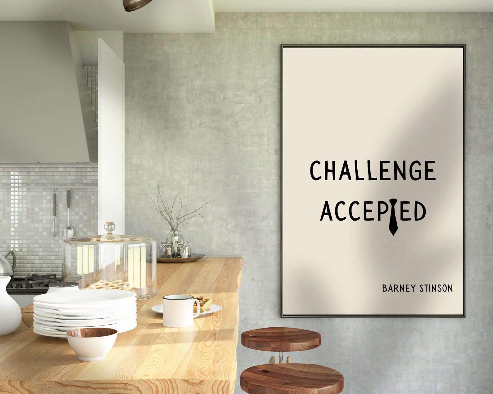 How I Met Your Mother Poster: Barney Stinson 'challenge Accepted ...