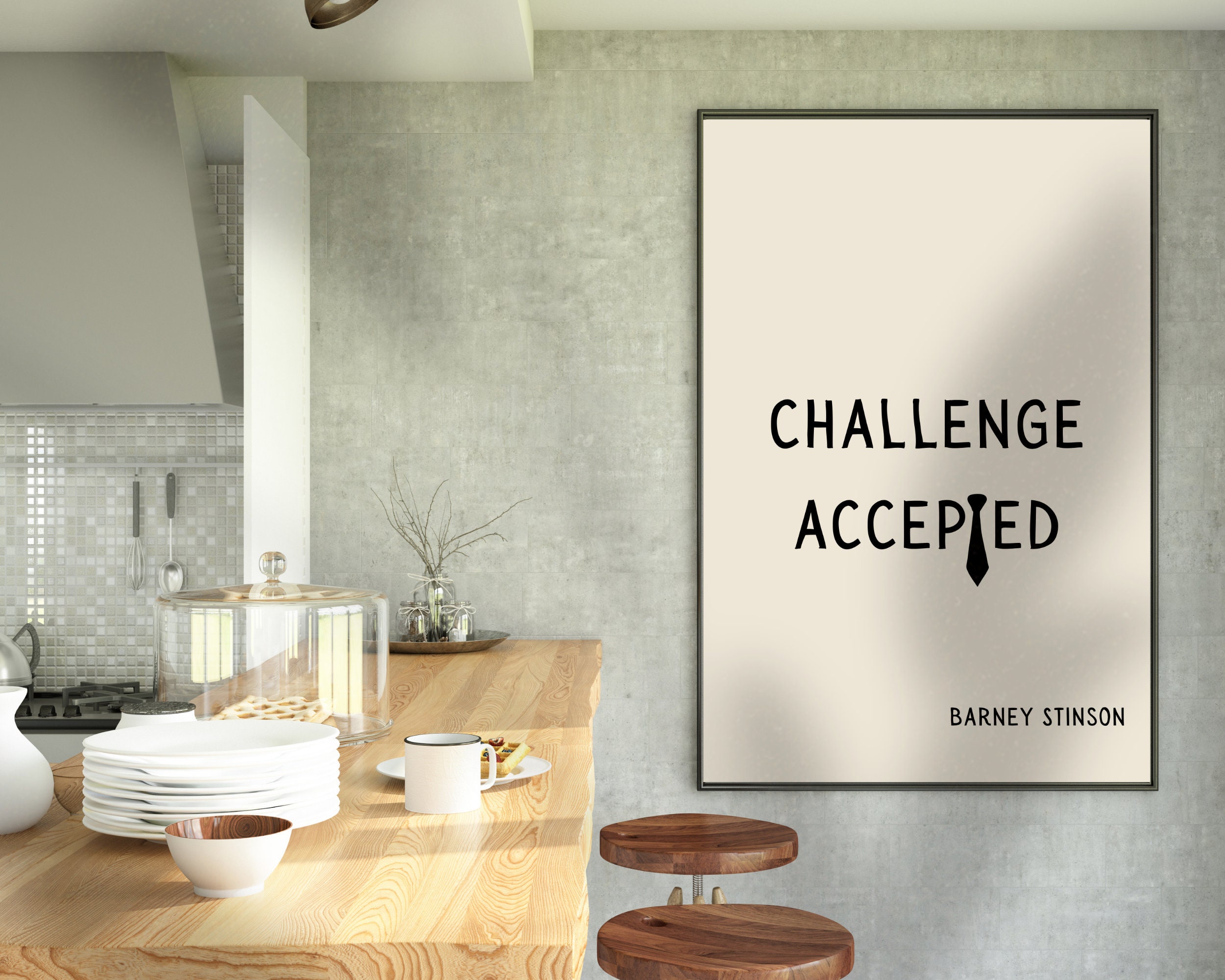 How I Met Your Mother Poster: Barney Stinson 'challenge Accepted ...