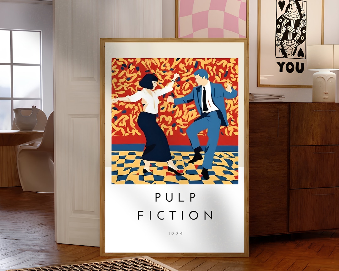 Pulp Fiction Movie Poster| Pulp Fiction Poster Print| Pulp Fiction Wall ...
