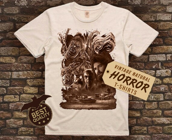 The Thing V82 Horror Movie Poster Vintage T Shirt Natural - Etsy