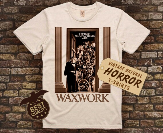 Waxwork V1 Horror Movie Poster Vintage T Shirt Natural Color - Etsy
