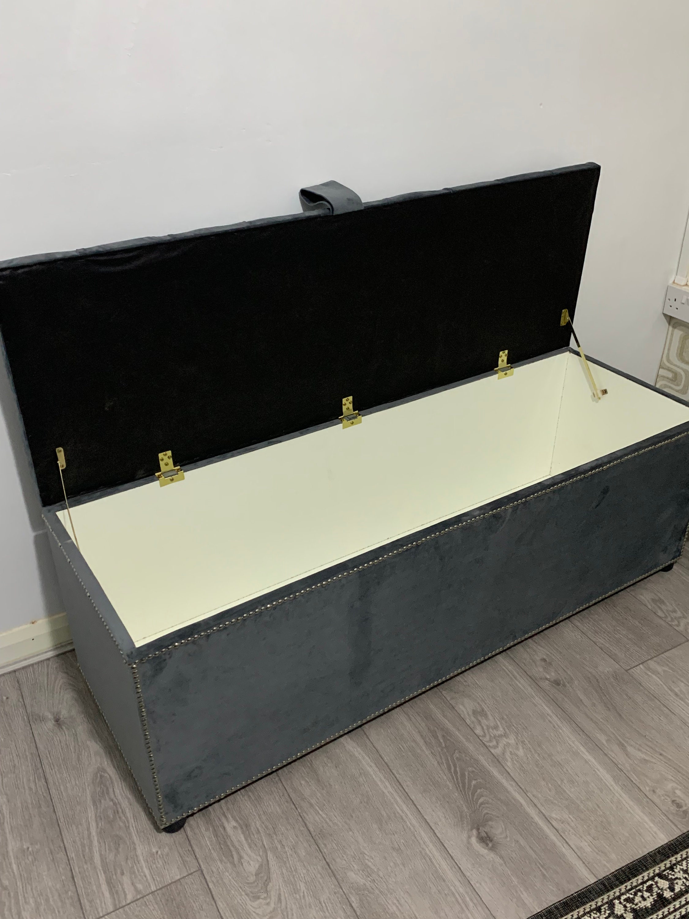 Luxury Chesterfield Ottoman Box Storage Box Footstool Bench - Etsy UK