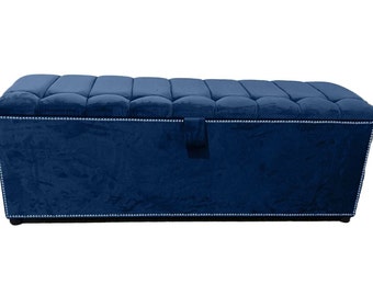Luxury Chesterfield Ottoman Box, Storage Box, Footstool, Bench and Toy ...