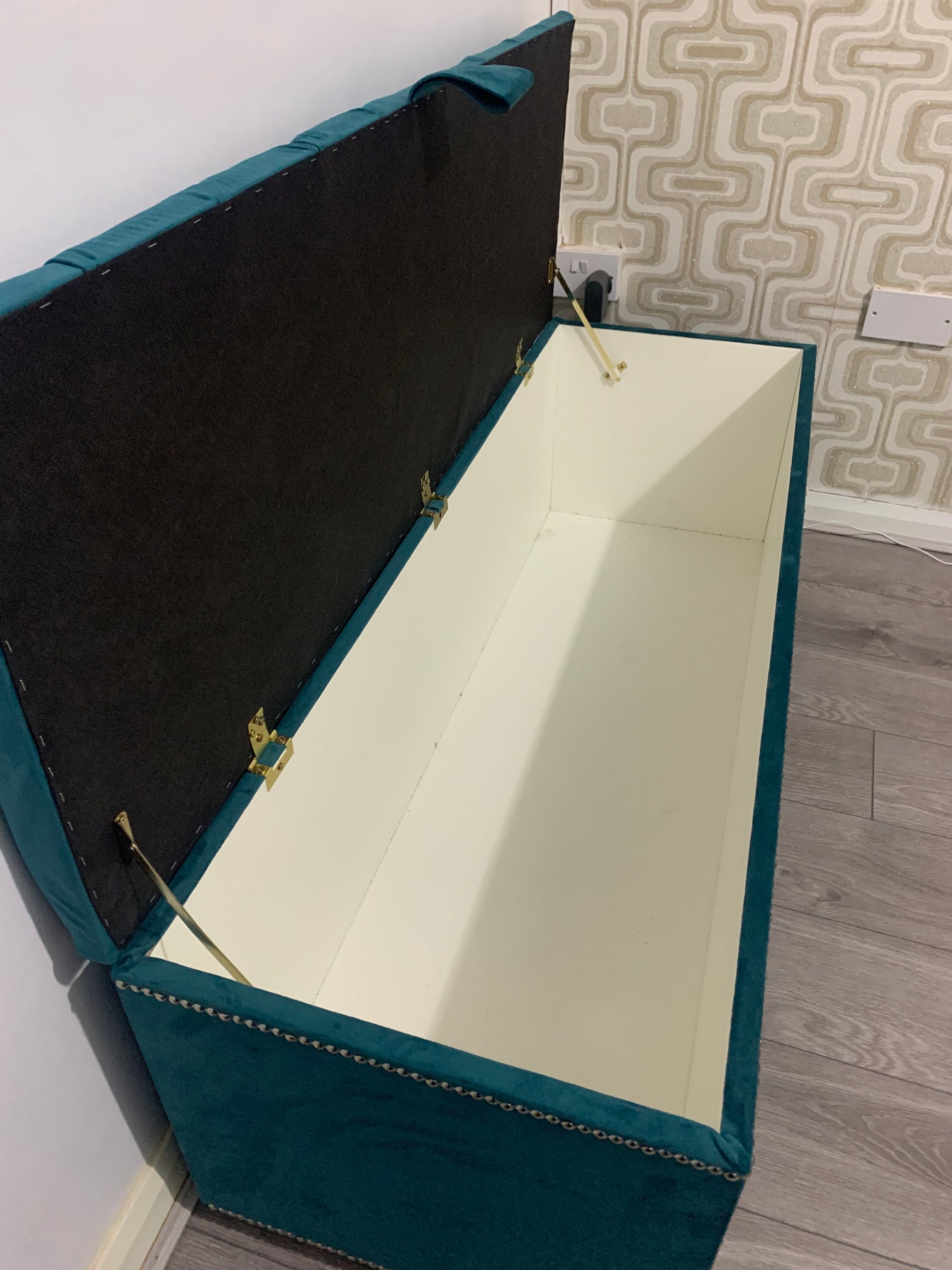 Luxury Chesterfield Ottoman Box Storage Box Footstool Bench - Etsy UK