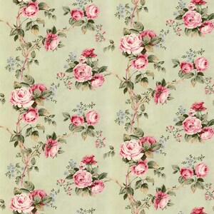 Printable Dolls House Wallpaper 1/12th Scale Vintage Floral D296 ...