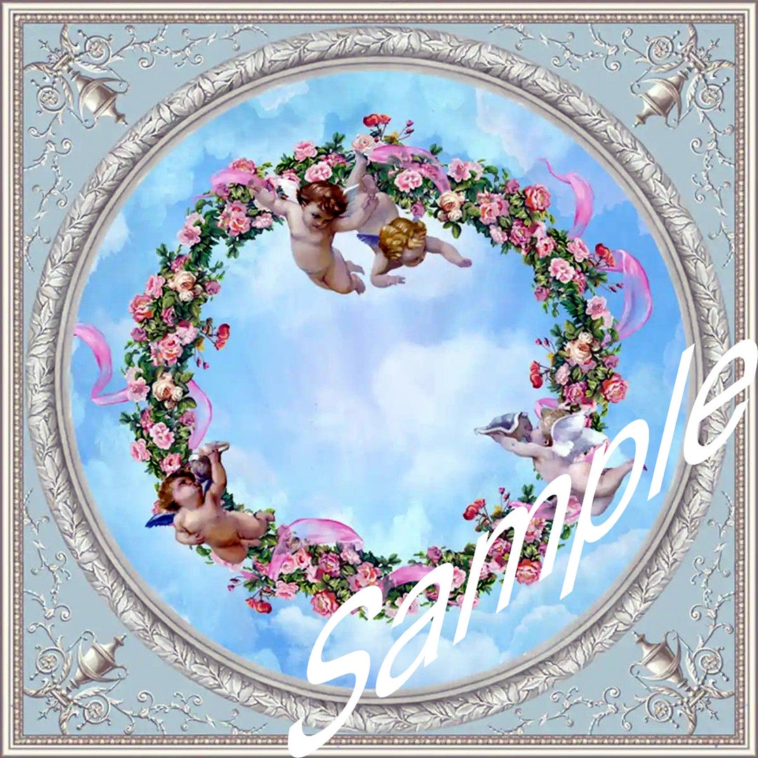 Printable Ceiling Panel D07 1 12th Scale Dolls House Miniature Digital ...