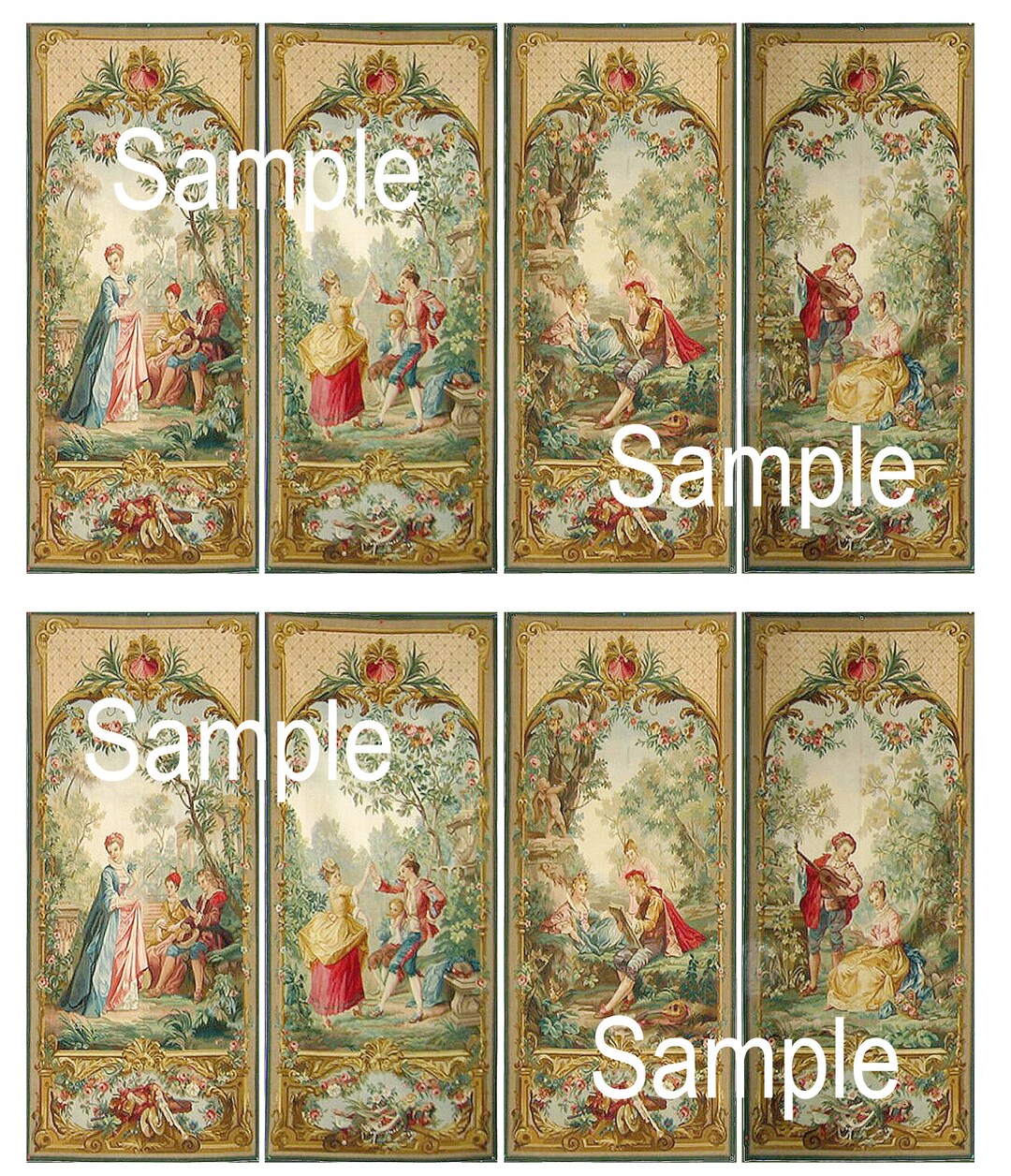Printable Wall Panels 1 12th Scale Dolls House Miniature Digital ...