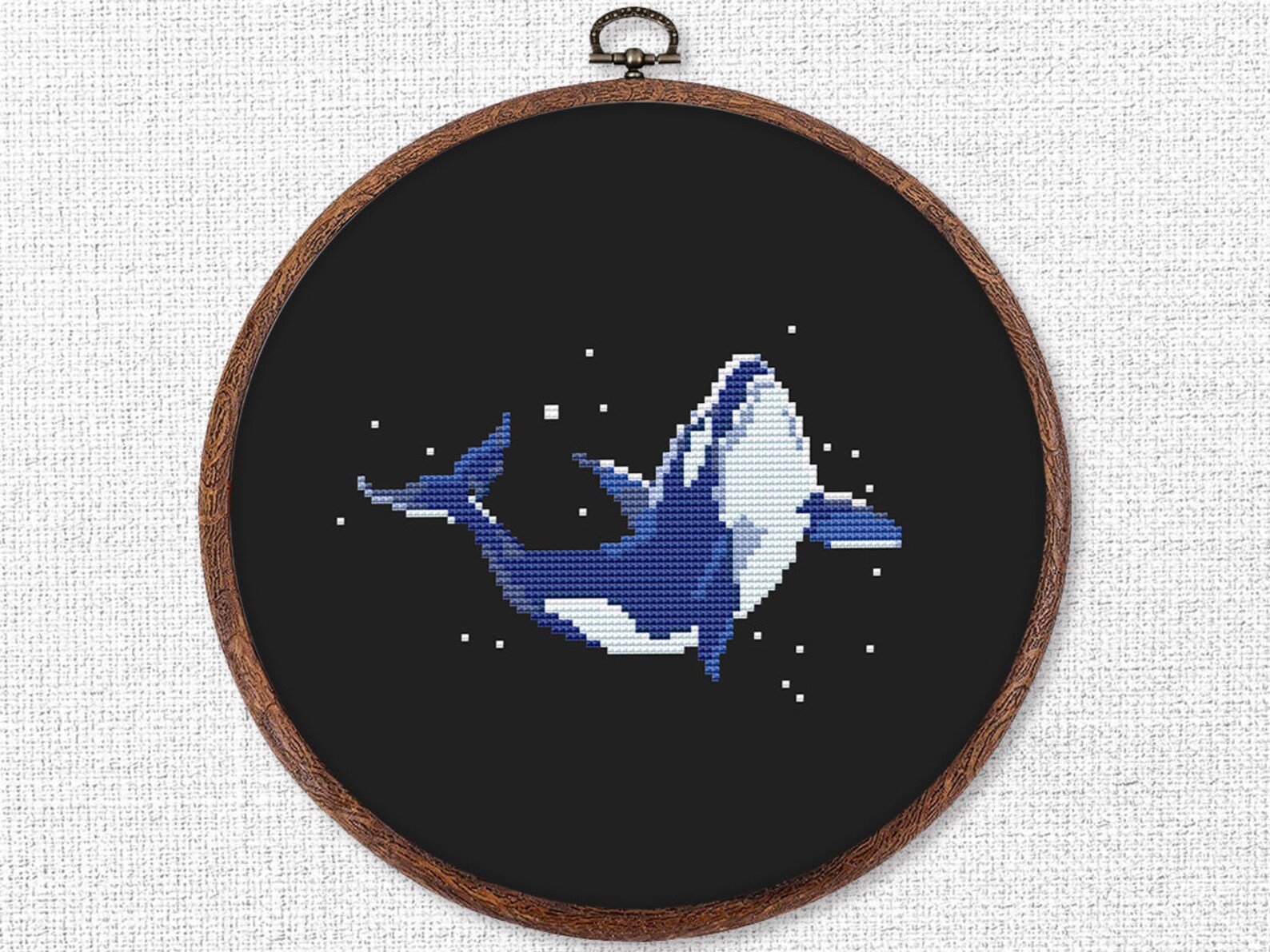 Orca Cross Stitch Pattern PDF Killer Whale Sea Ocean Marine Nursery ...