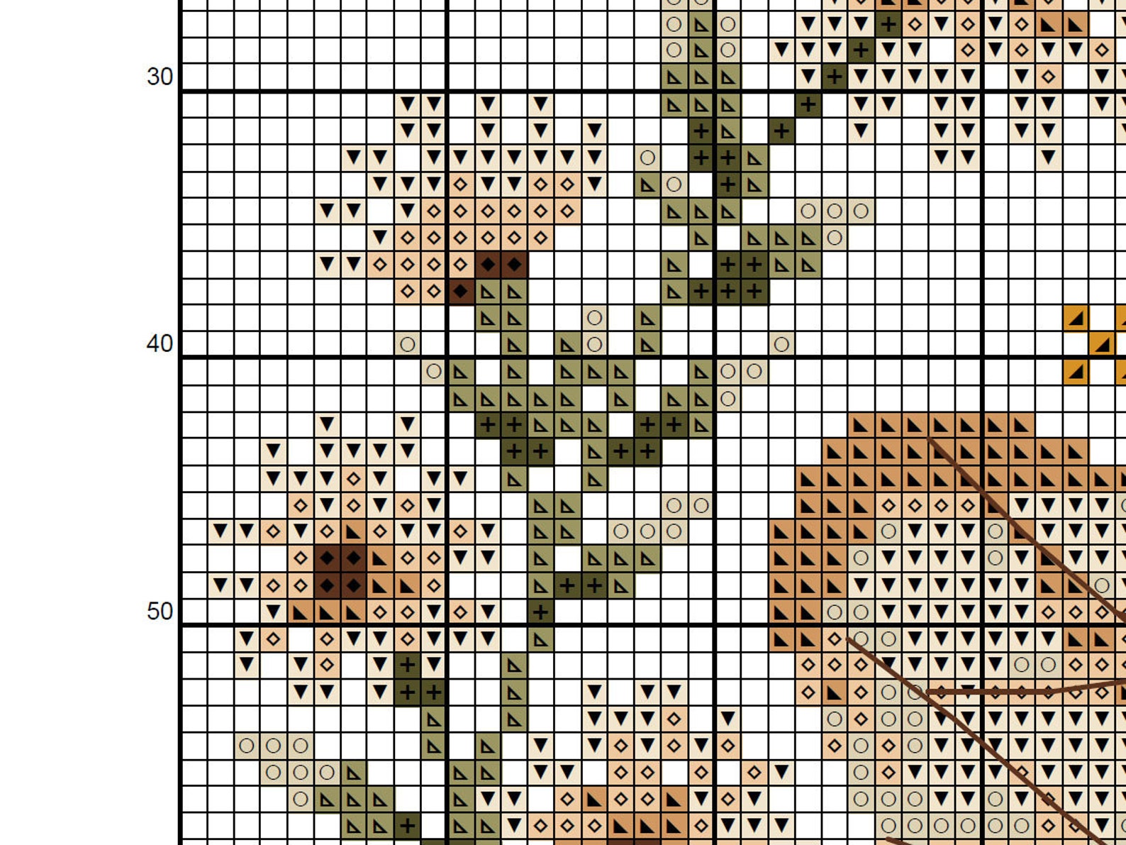 Bee Cross Stitch Pattern PDF Digital Download Insect Honey - Etsy
