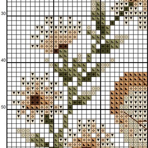 Bee Cross Stitch Pattern PDF Digital Download Insect Honey Bee Floral ...