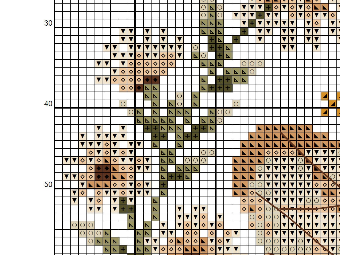 Bee Cross Stitch Pattern PDF Digital Download Insect Honey | Etsy UK
