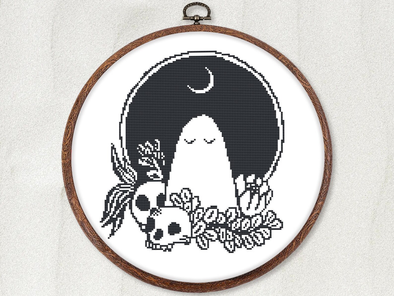 Spooky Ghost Cross Stitch Pattern PDF Digital Download - Etsy