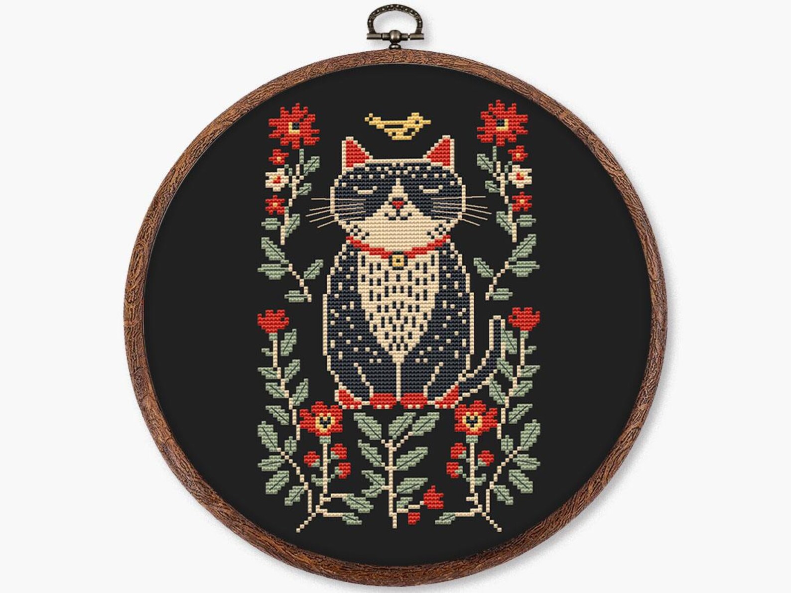 Witchy Cat Cross Stitch Pattern PDF - Digital Download CS50 - Etsy