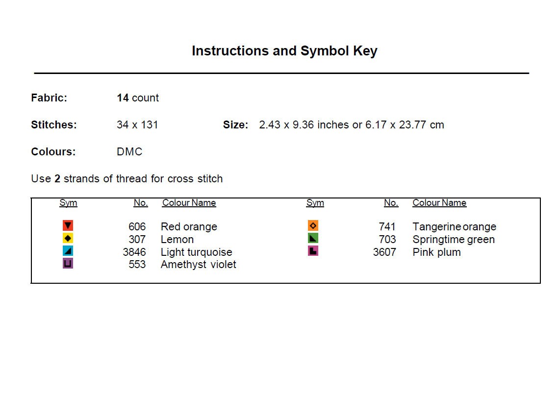 Dice Sword Cross Stitch Pattern PDF Digital Download D20 - Etsy