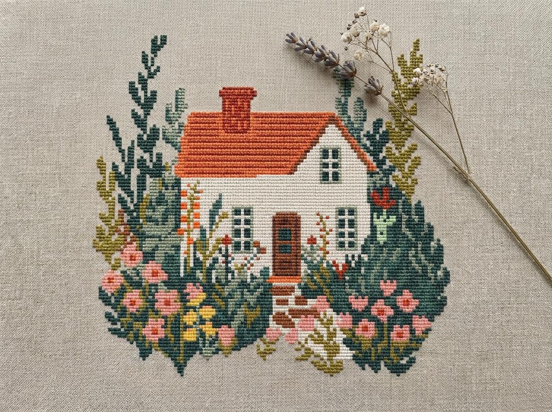 New Home Gift Cross Stitch Pattern PDF - Digital Download – Home Sweet ...