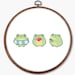 Tiny Frog Cross Stitch Pattern PDF - Kawaii Cute Baby Animal Funny ...
