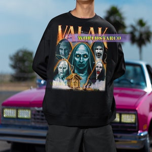 VALAK Vintage Sweatshirt, Valak Homage Sweater, Valak Fan Clothing ...