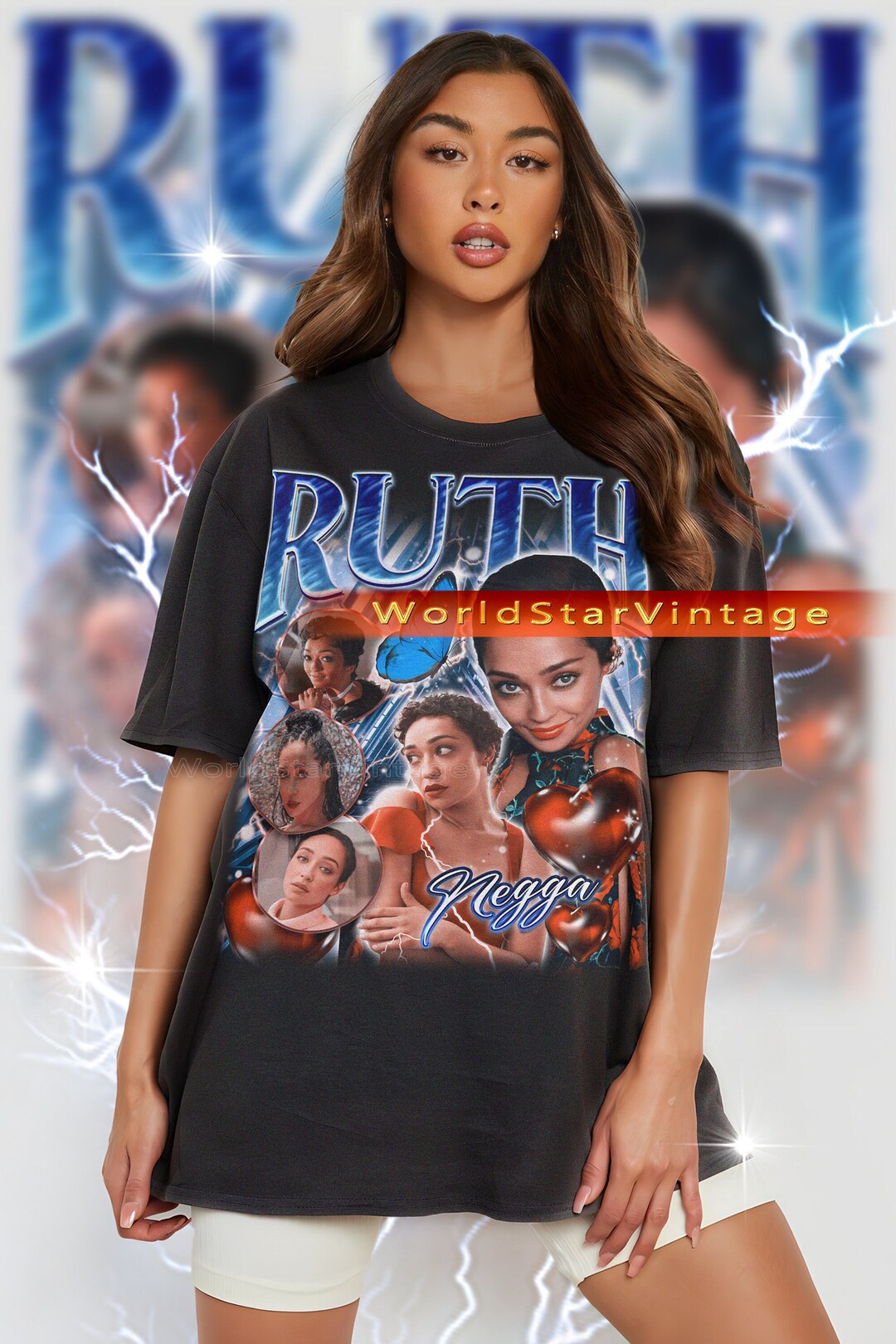 RUTH NEGGA Vintage Tshirt, Ruth Negga Homage Shirt, Ruth Negga Fan Tees ...