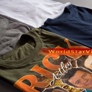 RICK ASTLEY Vintage Tshirt, Rick Astley Homage Shirt, Rick Astley Fan ...