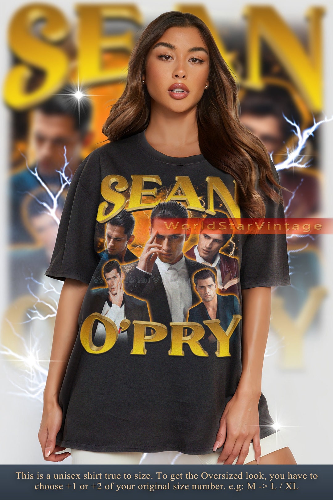 SEAN O'PRY Vintage Shirt, Sean O'pry Homage Tshirt, Sean O'pry Fan Tees ...