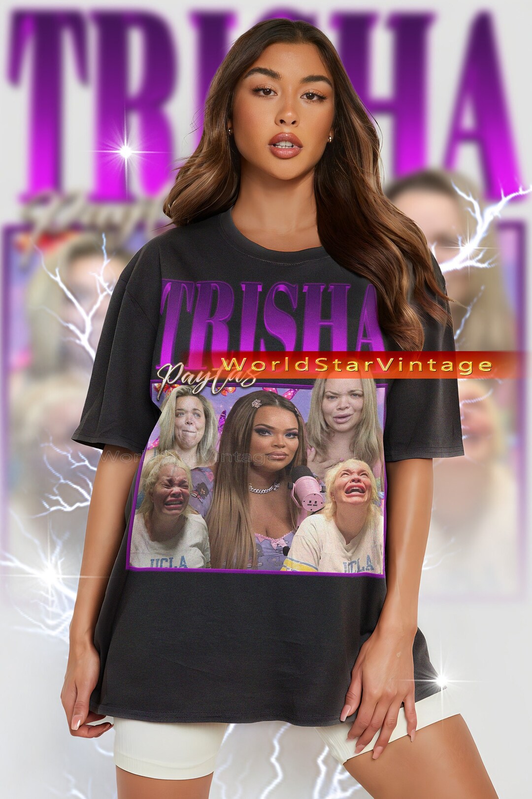 TRISHA PAYTAS Vintage Tshirt, Trisha Paytas Homage Shirt, Trisha Paytas ...