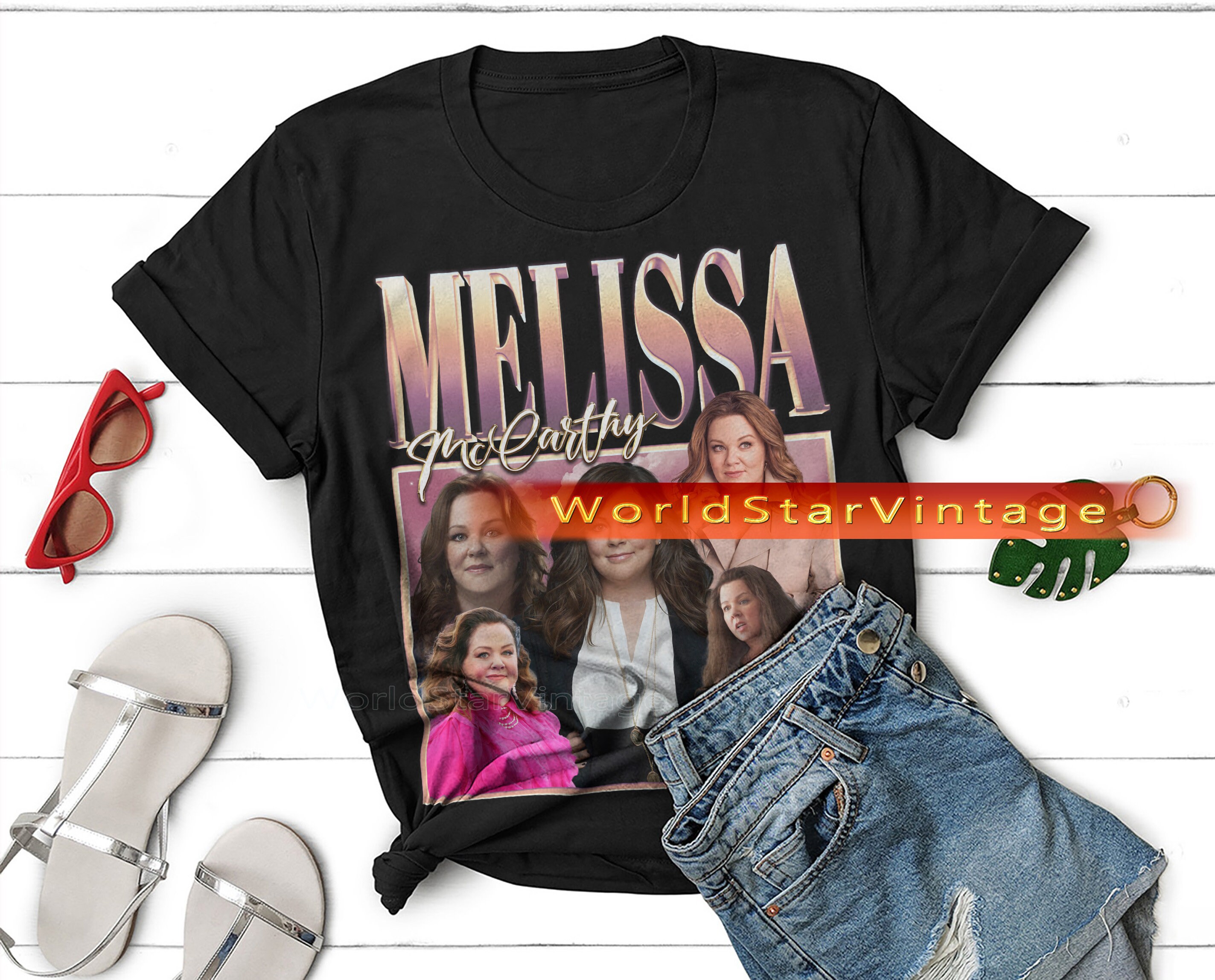MELISSA MCCARTHY Vintage Tshirt, Melissa Mccarthy Homage Shirt, Melissa Mccarthy Fan, Melissa ...