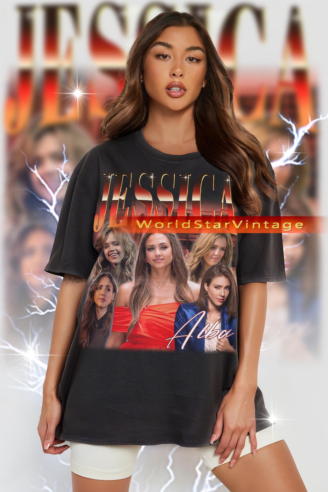 JESSICA ALBA Vintage Tshirt, Jessica Alba Homage Retro Shirt, Jessica ...