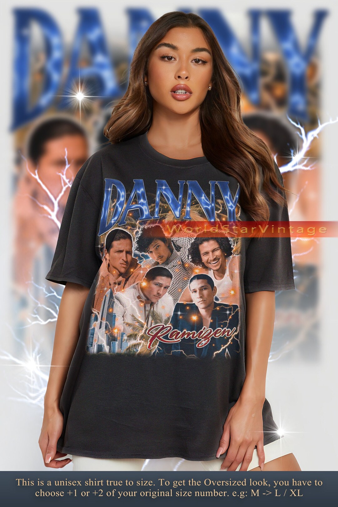 DANNY RAMIREZ Vintage Shirt, Danny Ramirez Homage Tshirt, Danny Ramirez ...