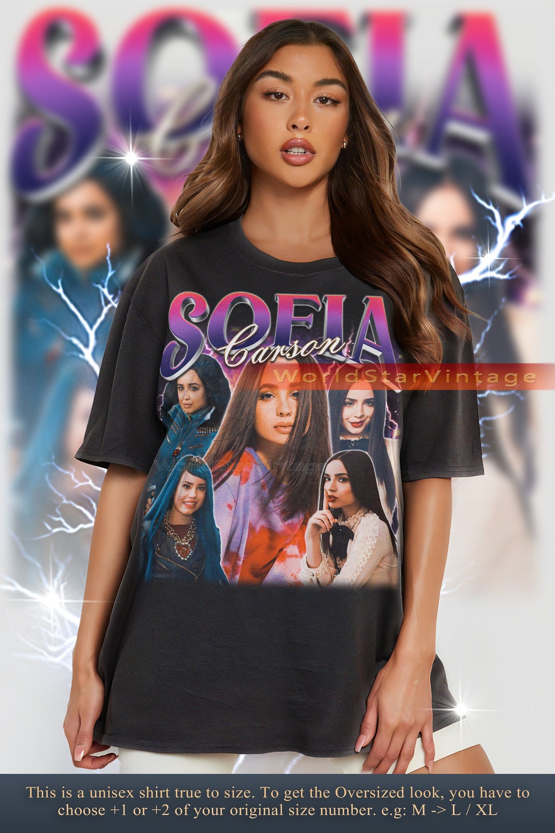 SOFIA CARSON Vintage Shirt, Sofia Carson Homage Tshirt, Sofia Carson ...