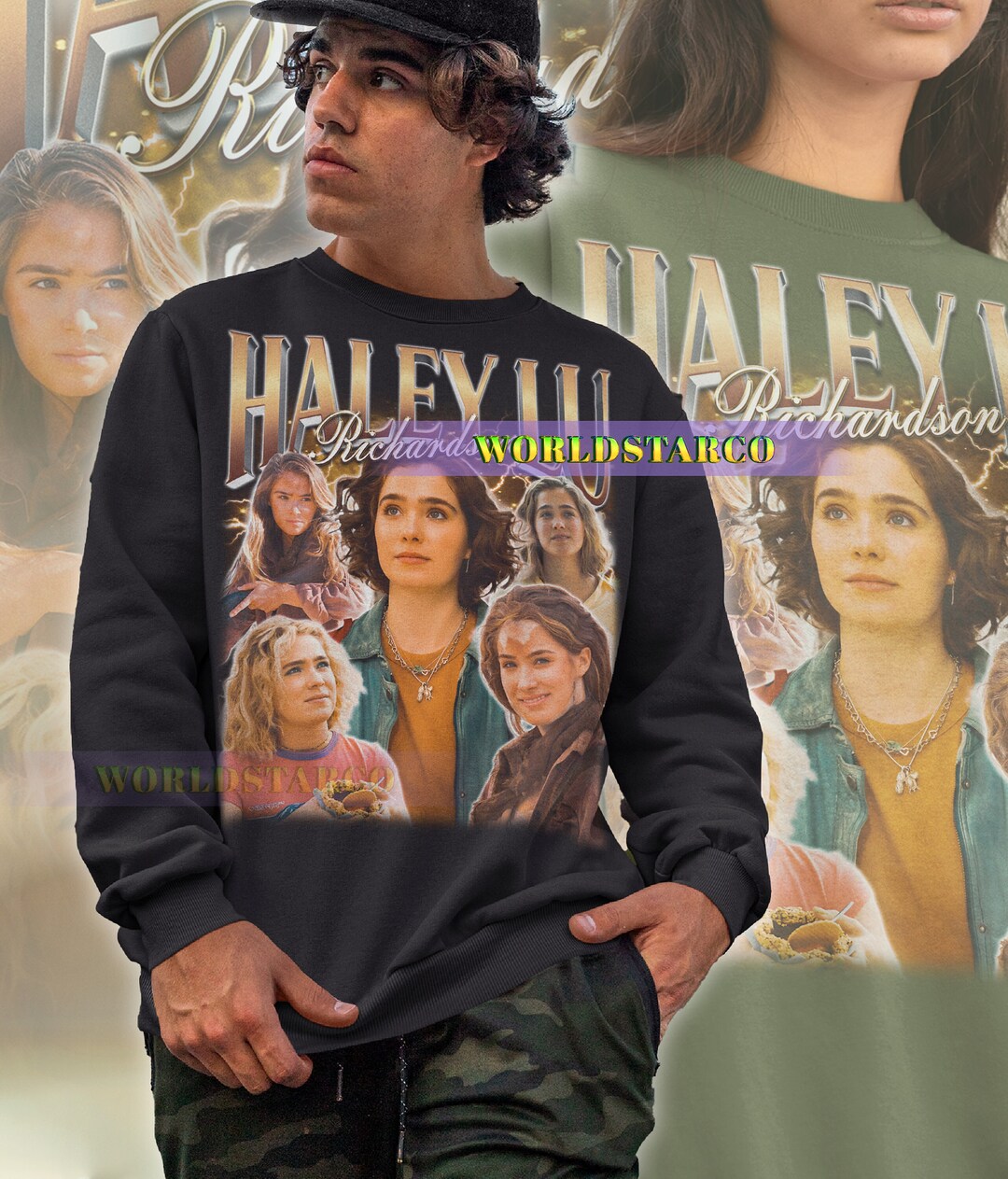 HALEY LU RICHARDSON Vintage Sweatshirt, Haley Lu Richardson Homage ...