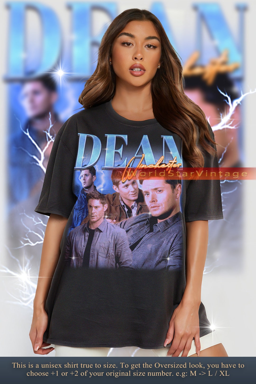 DEAN WINCHESTER Shirt, Supernatural Dean Winchester Tshirt, Dean ...
