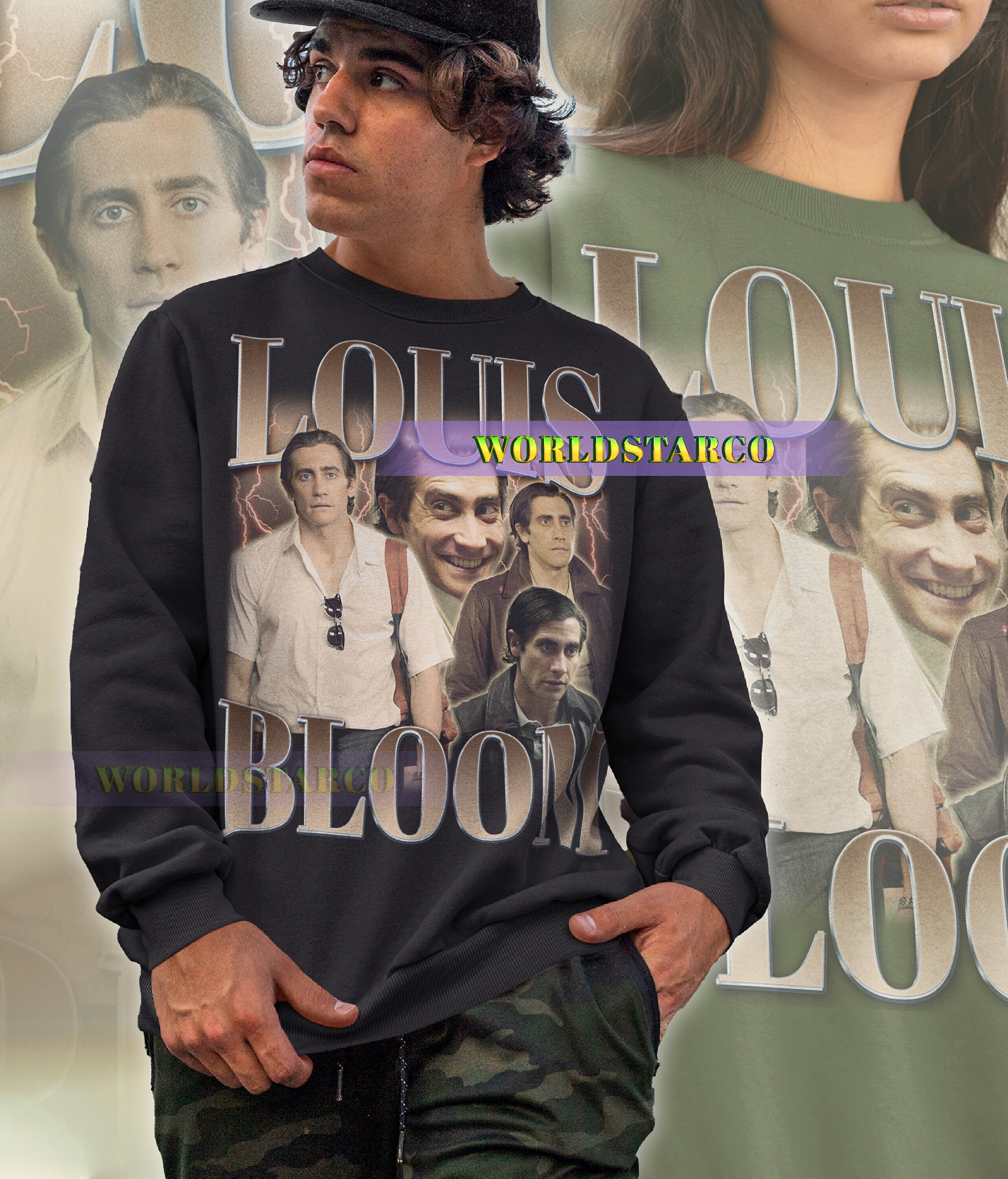 LOUIS BLOOM Sweatshirt, Lou Bloom Sweater, Nightcrawler Gift, Jake ...