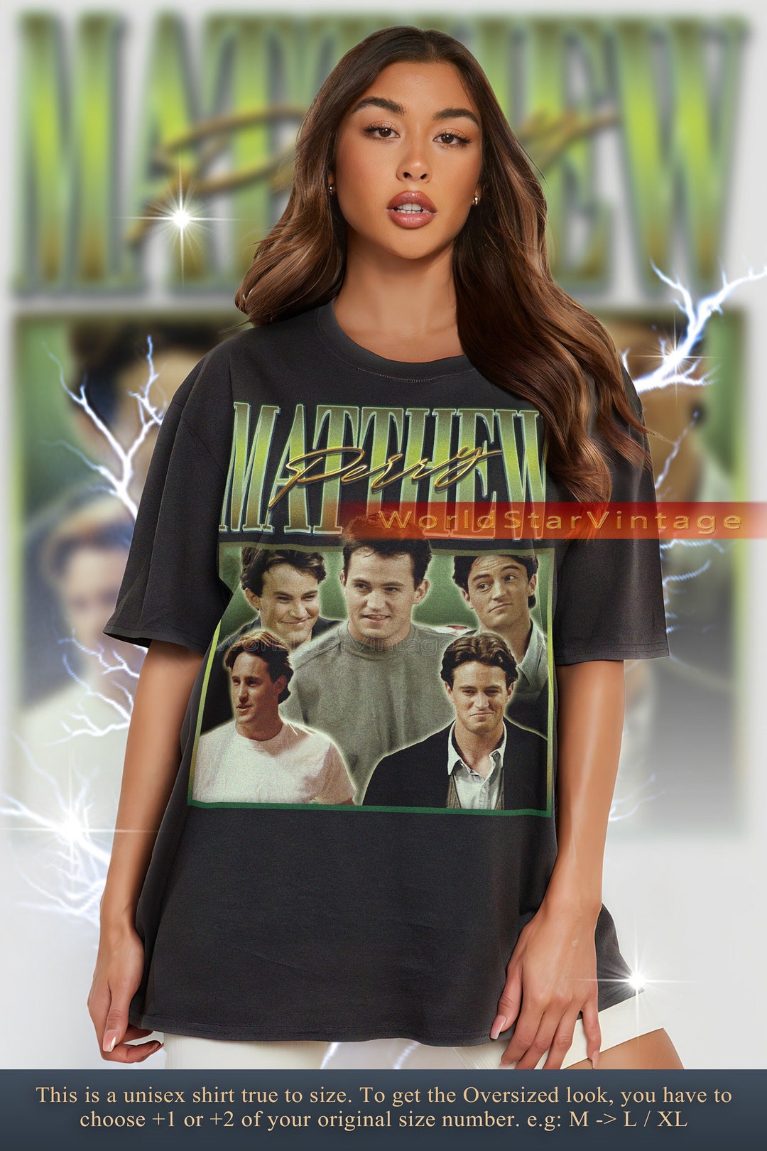 MATTHEW PERRY Vintage Shirt, Matthew Perry Homage Tshirt, Matthew Perry ...