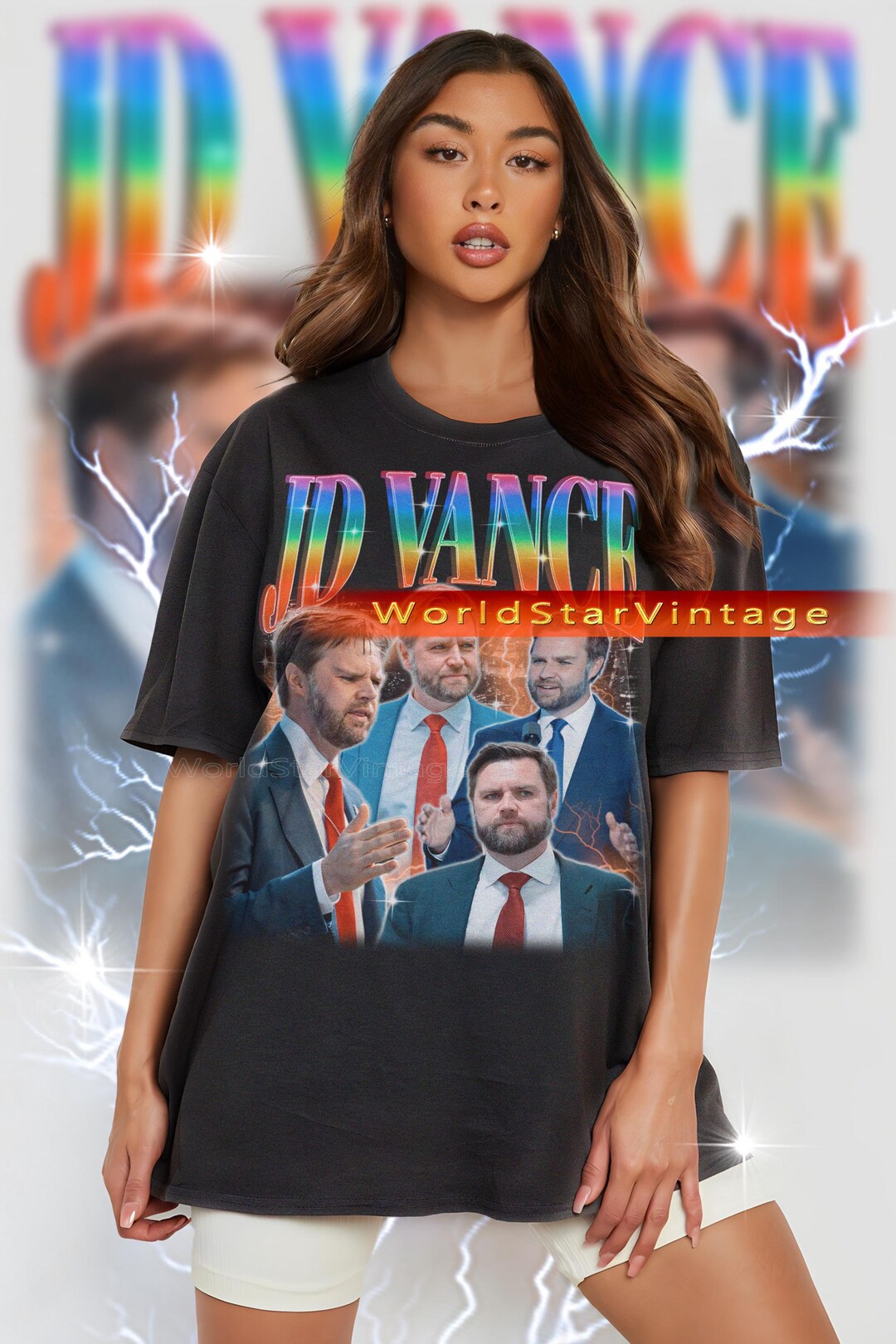JD VANCE Vintage Shirt, Jd Vance Homage Tshirt, Jd Vance Fan Tees, Jd ...